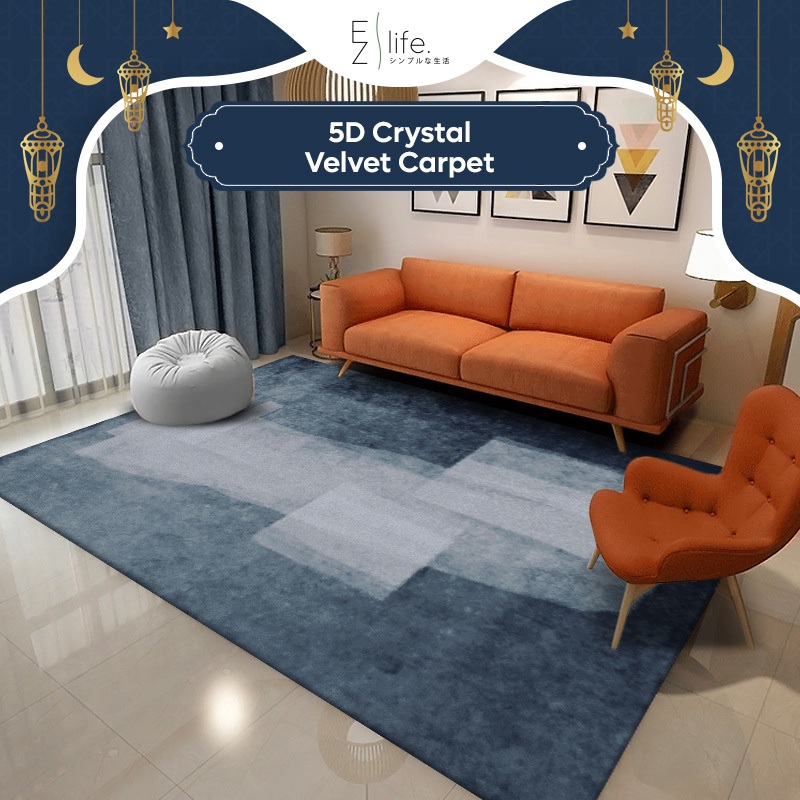 EzLife[CLEARANCE ] Gift 250*180cm 3XL/2XL/XL Crystal Velvet Carpet Hari ...