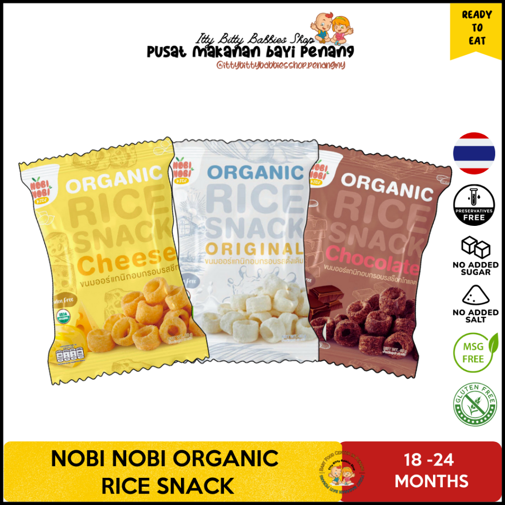 NOBI NOBI - Organic Rice Snack (18-24months) | Shopee Malaysia