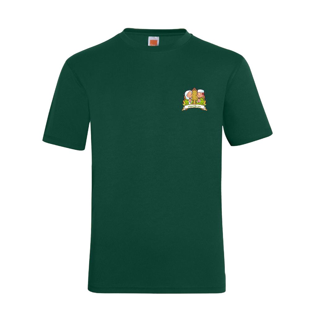 JCP x OREN SPORT Baju Raya 2024 Microfiber Quick Dry T-Shirt Left Chest ...
