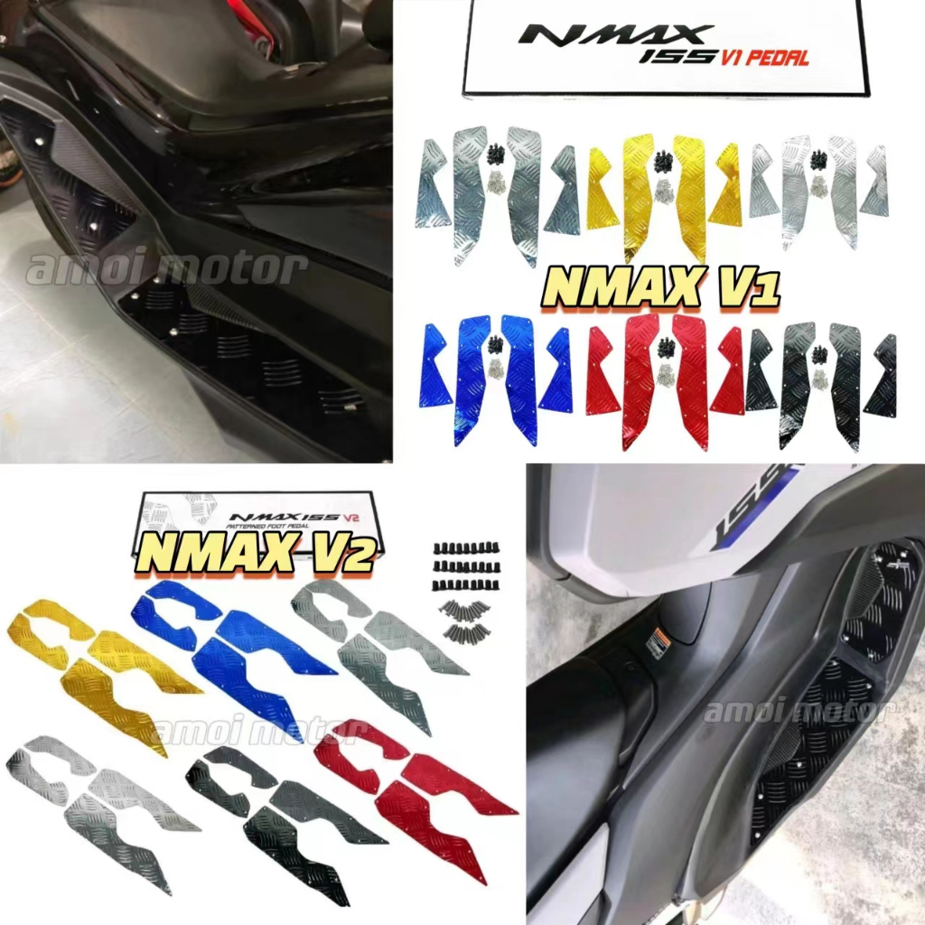 NMAX V1 V2 V3 CARPET FOOTSTEP PIJAK KAKI DEPAN FLOOR PANEL FOOT PAD ...