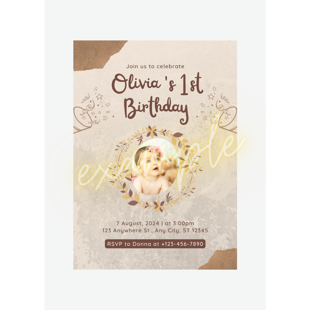 Wedding Invitation/ Kad Jemputan/ Digital E-Card Format PDF/ Birthday ...