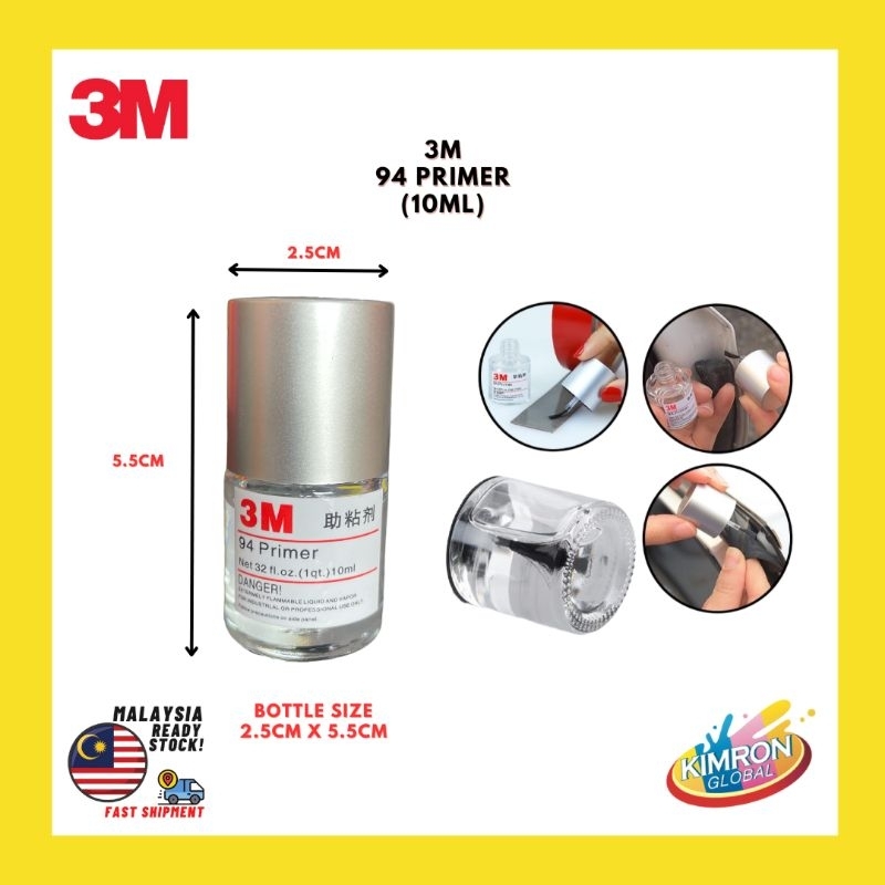 Original Authentic 3M Primer 94 Primer - 10ml /Adhesive Helper Double ...