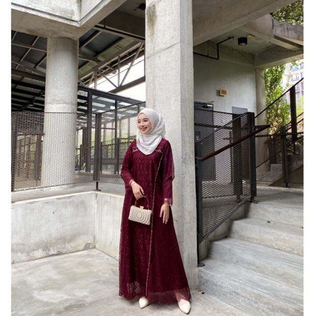 RAYA SALE Rayyan Haya’ Cassandra Jubah {READYSTOCK} Full Beads & Lining ...