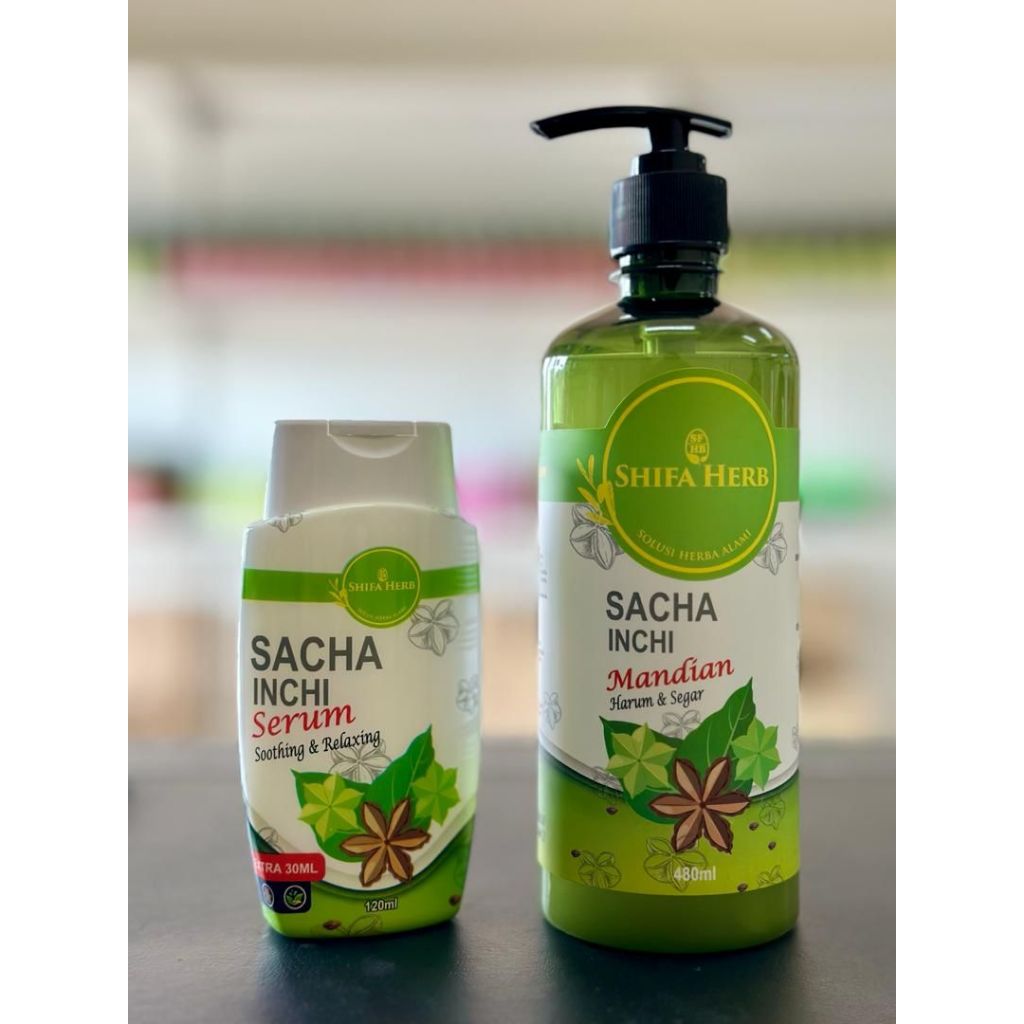 sabun mandian sacha inchi dan sacha inchi serum shoothing & relaxing ...