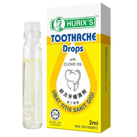 HURIX'S TOOTHACHE DROPS 2ML Traditionally used for relief of toothache ...