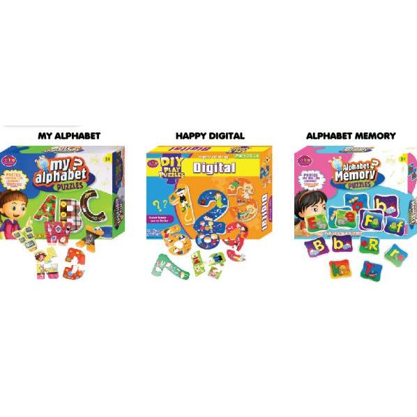 Fun To Know Puzzles Set B (My Alphabet / Happy Digital / Alphabet ...
