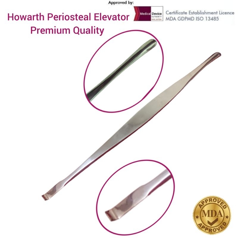 Howarth Dissector Periosteal Elevators Double Ended Stainless Steel ...
