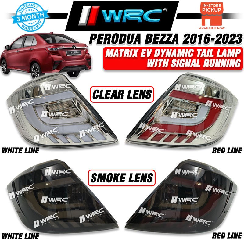 Perodua Bezza 2016 - 2023 Matrix EV Dynamic Tail Lamp With Signal ...