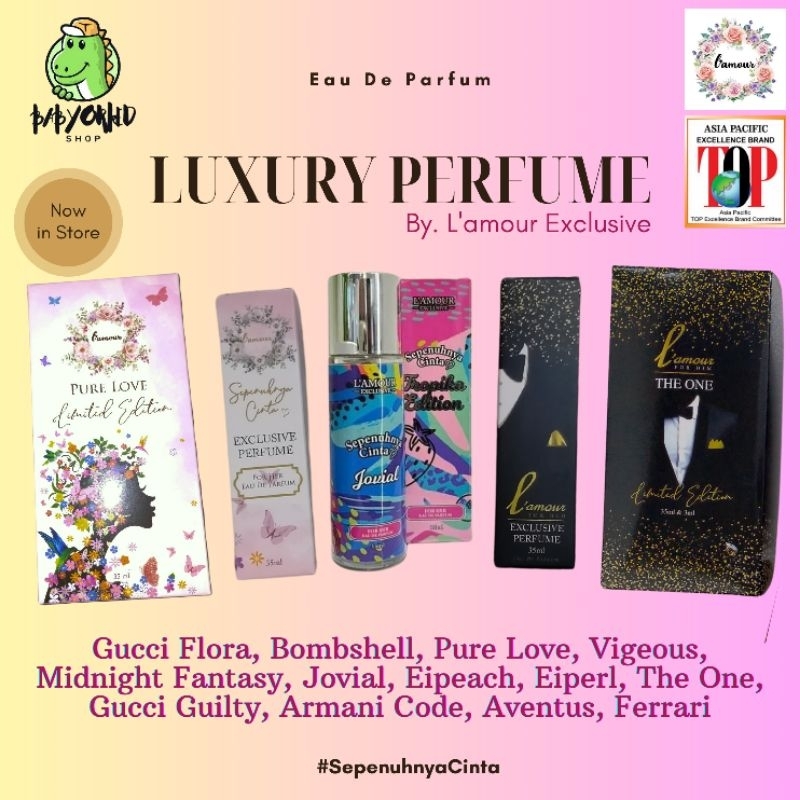 L'AMOUR EXCLUSIVE Perfume , Minyak Wangi , Tropika Edition , for Her and Him (35ml) , Wish Card ...