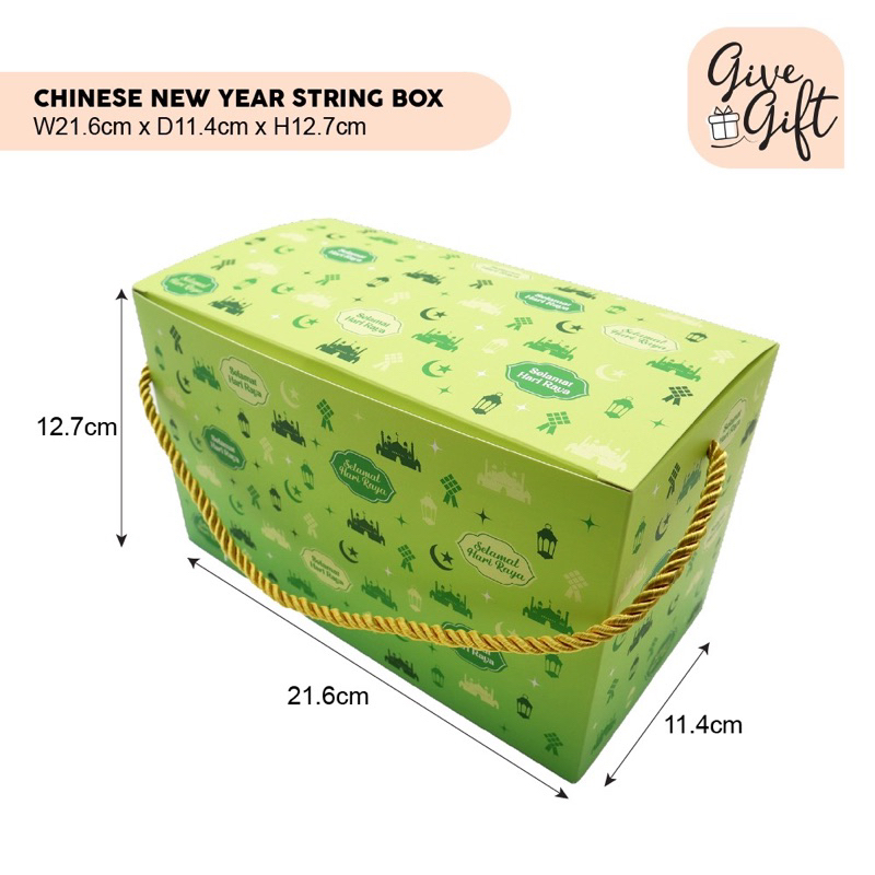 Raya Gift Box / Hari Raya Box - 1pc (READY STOCK in Malaysia) | Shopee ...