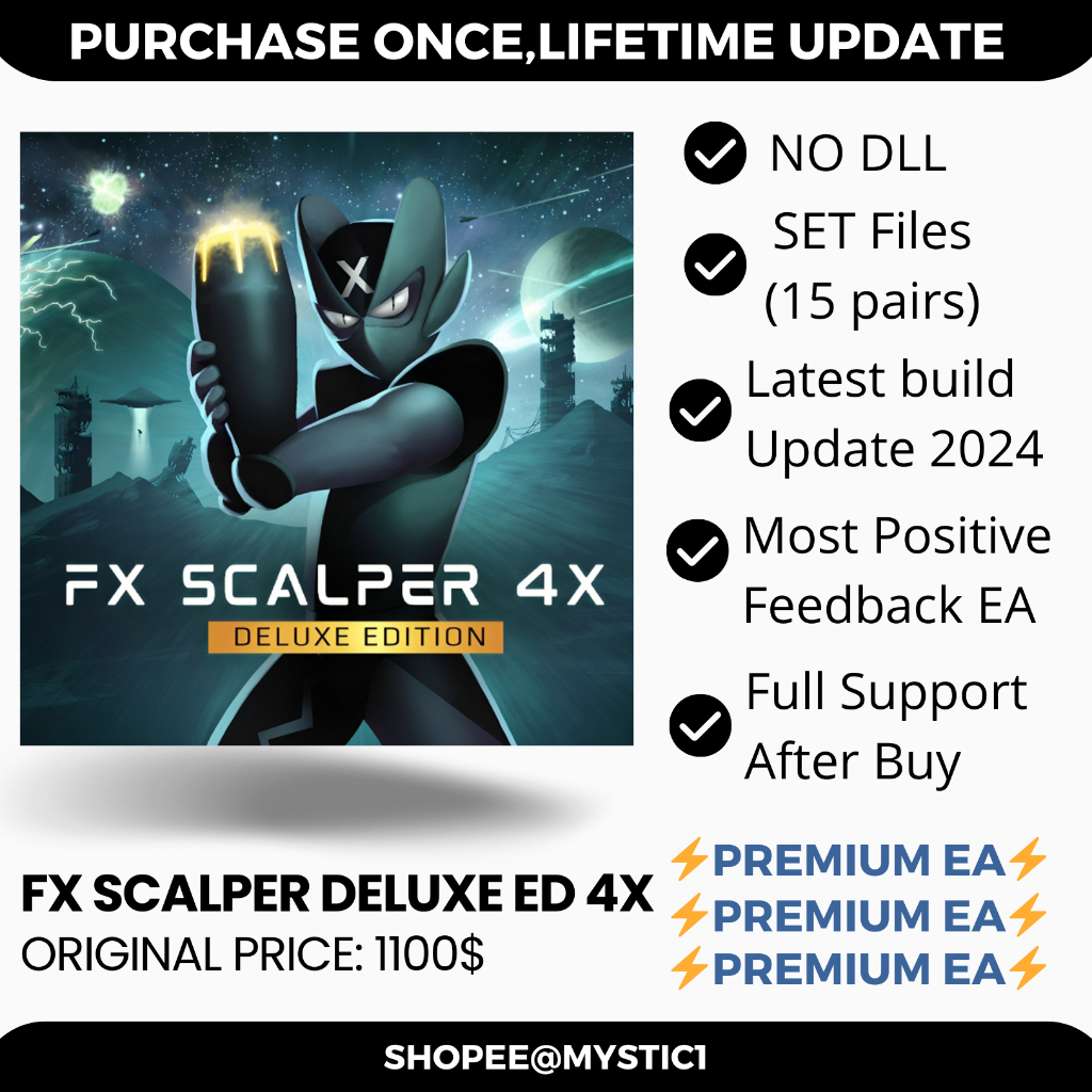 Fx Scalper 4X Deluxe Edition EA MT4 | NoDLL | SET Files | Latest build ...