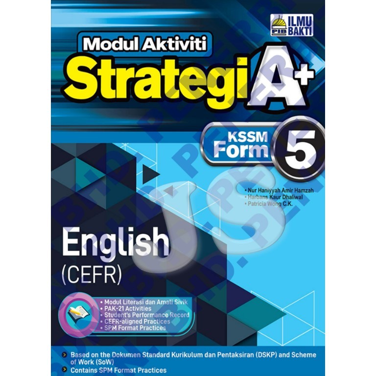 MODUL AKTIVITI STRATEGI A+ ENGLISH TINGKATAN 1 2 3 4 5 | KSSM 2024 ...