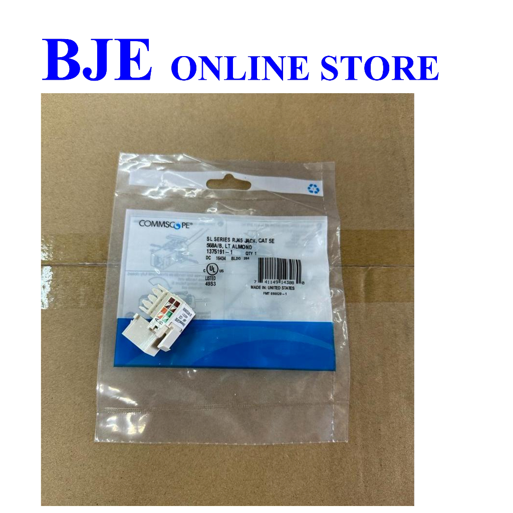 AMP Commscope CAT5E/CAT6 1Port 2 Ports Faceplate Degree Angle Type Data ...