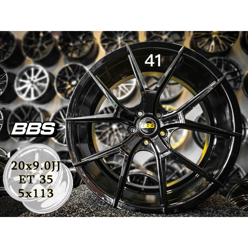 BBS Style 20x9.0JJ 5x113 Gloss Black（41） | Shopee Malaysia