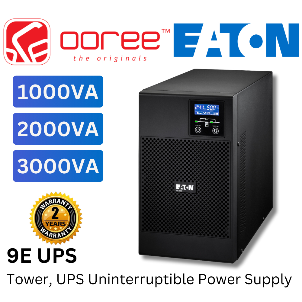EATON 9E UPS 9E1000I (1000VA/800W) / 9E2000I (2000 VA/1600W) / 9E3000I ...