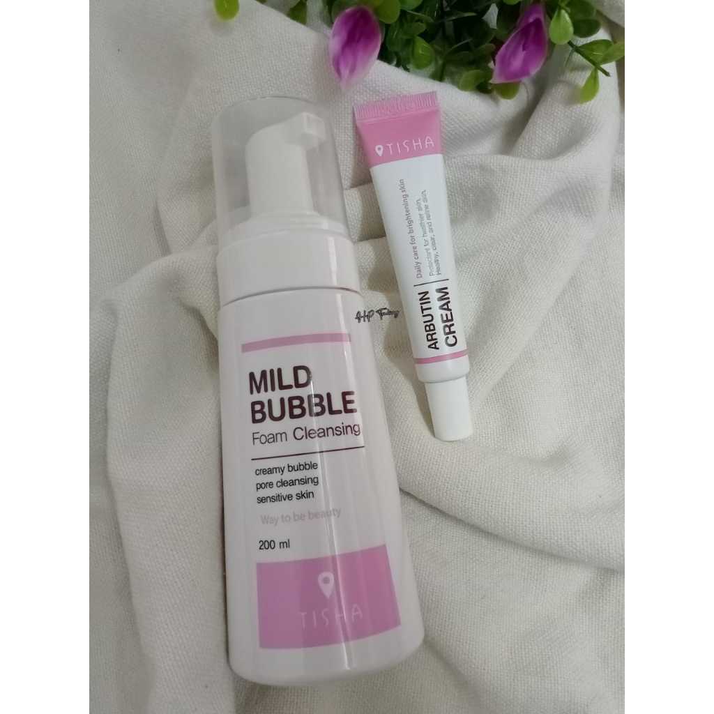 TISHA ARUBTIN CREAM ( 美白霜 15g) TISHA MILD BUBBLE FOAM CLEANSDING 200ML | Shopee Malaysia