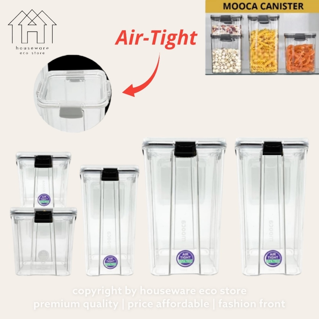 LAVA Mooca Airtight Food Storage Container / Stackable Canister / Bekas ...