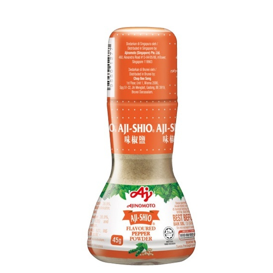 AJI SHIO Flavored White Pepper Bottle (45g/80g) | Shopee Malaysia