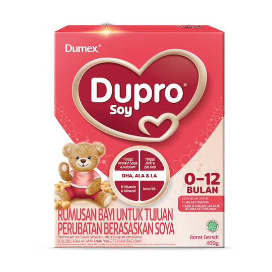 DUPRO SOY INFANT FORMULA 400G | Shopee Malaysia