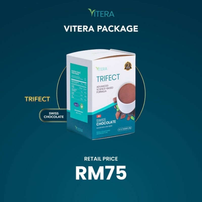 SWISS CHOCOLATE VITERA TRIFECT ORIGINAL (FREE GIFT) | Shopee Malaysia