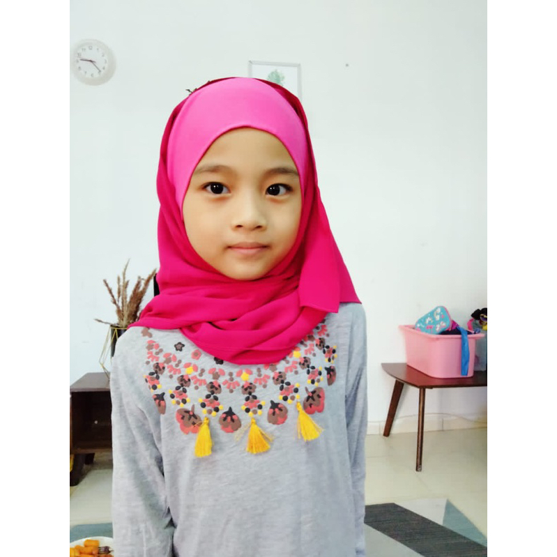 shawl budak tudung budak raya 2024 shawl kanak kanak instant shawl ...