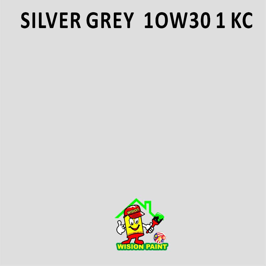 SILVER GREY 1OW30 1 KC 7L ( 7 LITER ) HD PAINT FEDELITE PLUS INTERIOR ...