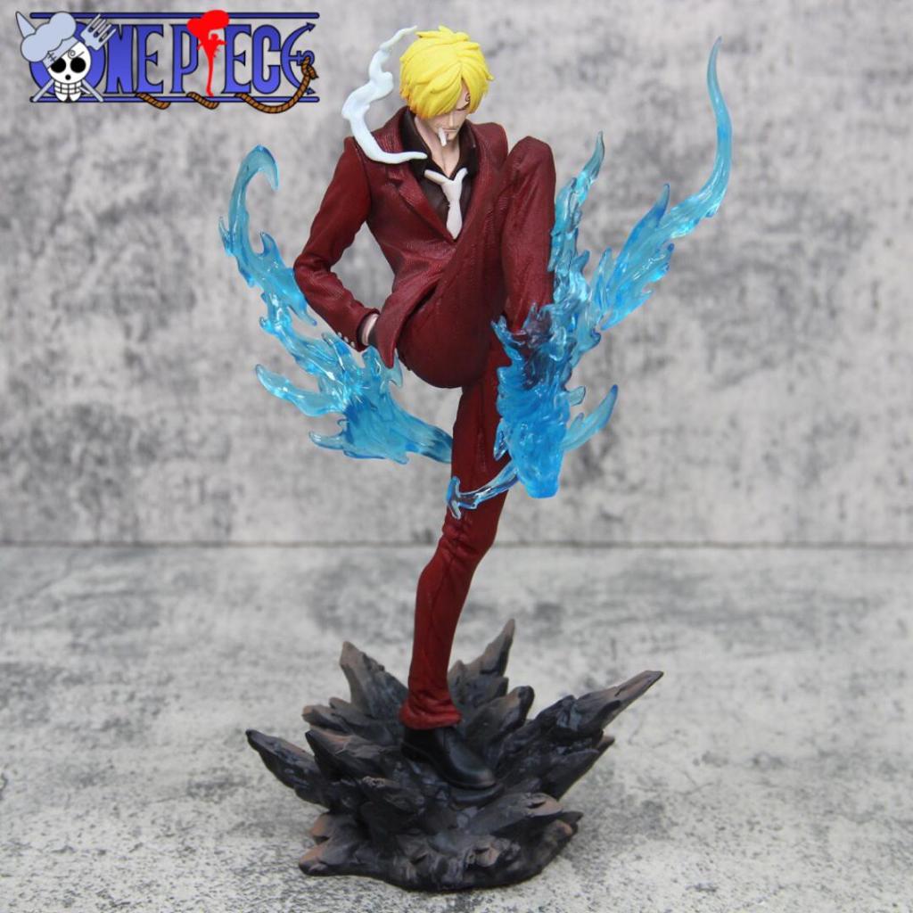 One Piece Vinsmoke Sanji Onigashima Diable Jambe 24cm Action Figure ...