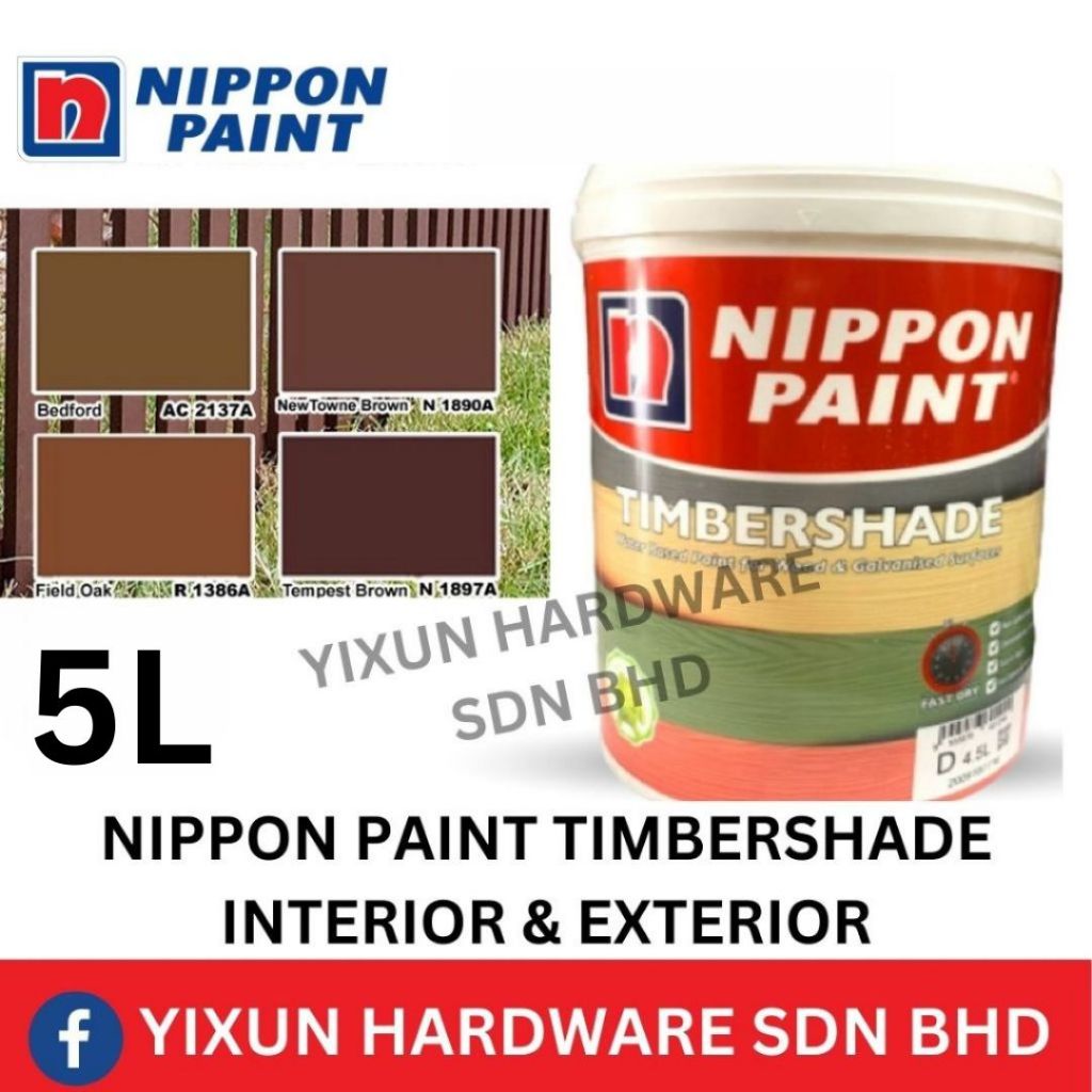 Nippon Paint Timbershade For Wood & Galvanised Substrate Water Based ...