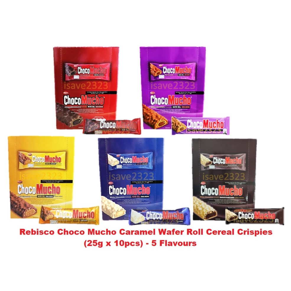 {BUY AT YOUR OWN RISK} Rebisco Choco Mucho Caramel Wafer Roll Cereal ...