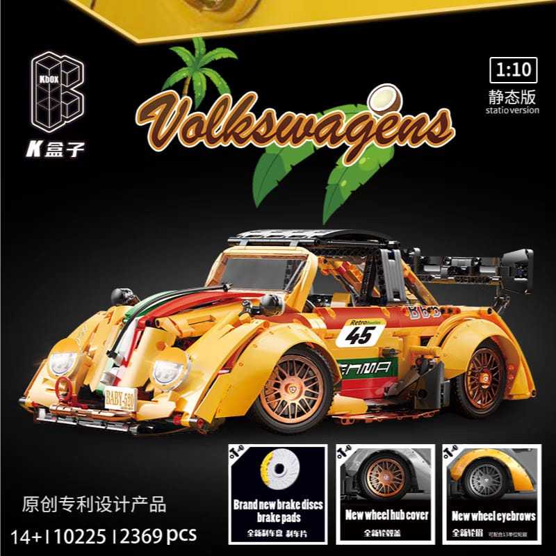 SPECIAL OFFER KBOX TECHNIC : VOLKSWAGENS (1:10) BUILDING BLOCK(10225A ...