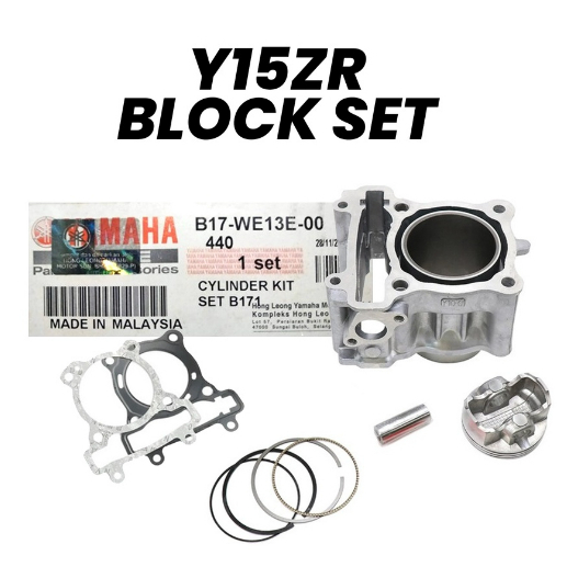( Y15 Y15ZR ) Yamaha 100 % original std standard size block set B17 ...