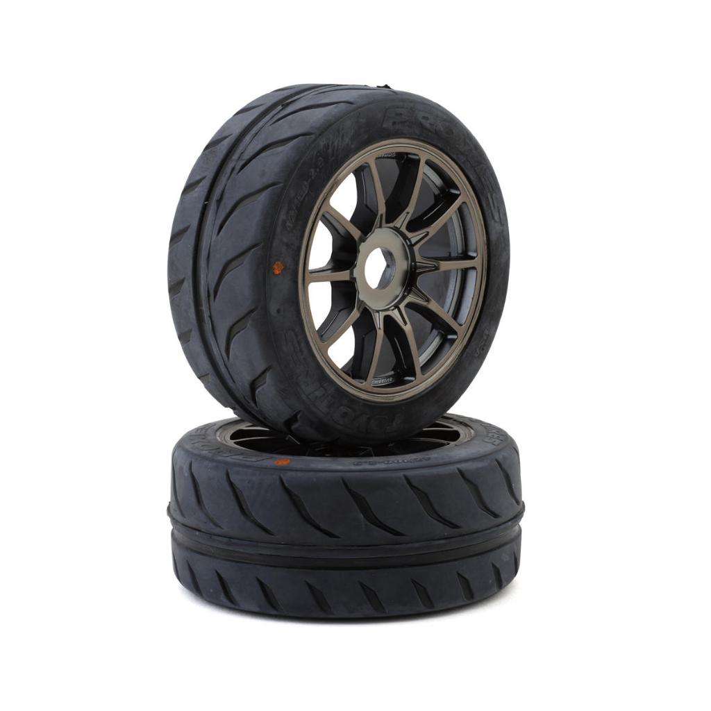 ProLine Toyo Proxes R888R 2.9" 42/100 Belted Pre-mounted Tires (2) (S3 ...