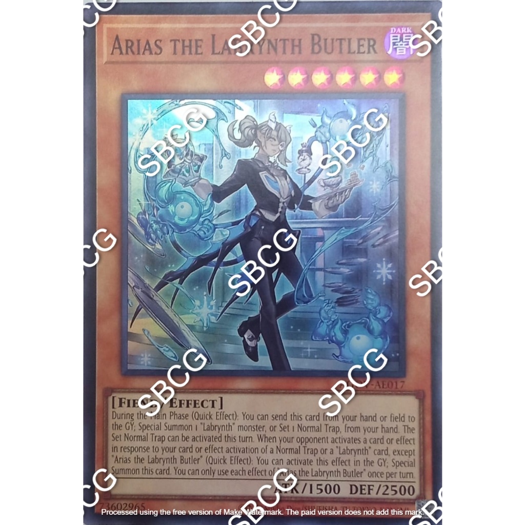 Age of Overlord "Arias the Labrynth Butler" ( AGOV-AE017 ) | Shopee ...