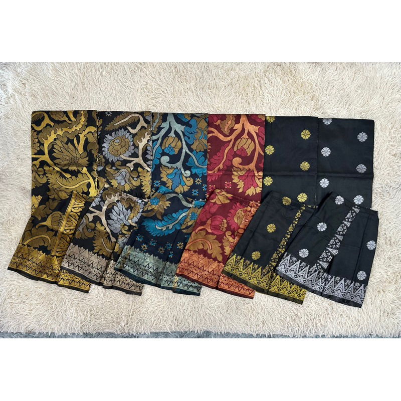 SAMPIN SONGKET PREMIUM FAMILY SET (BUNGA TABUR/MELINGKAR EDITION ...