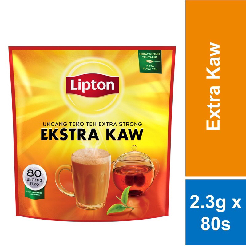 FREE SHIPPING TEH LIPTON KAW 2.3g x 80s (SEMENANJUNG SAHAJA) | Shopee ...