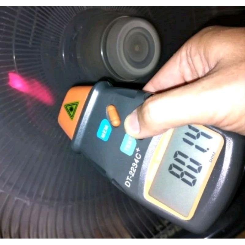 Tachometer RPM Laser Meter Rotate Tacho Ukur Kelajuan Pusingan Tester ...