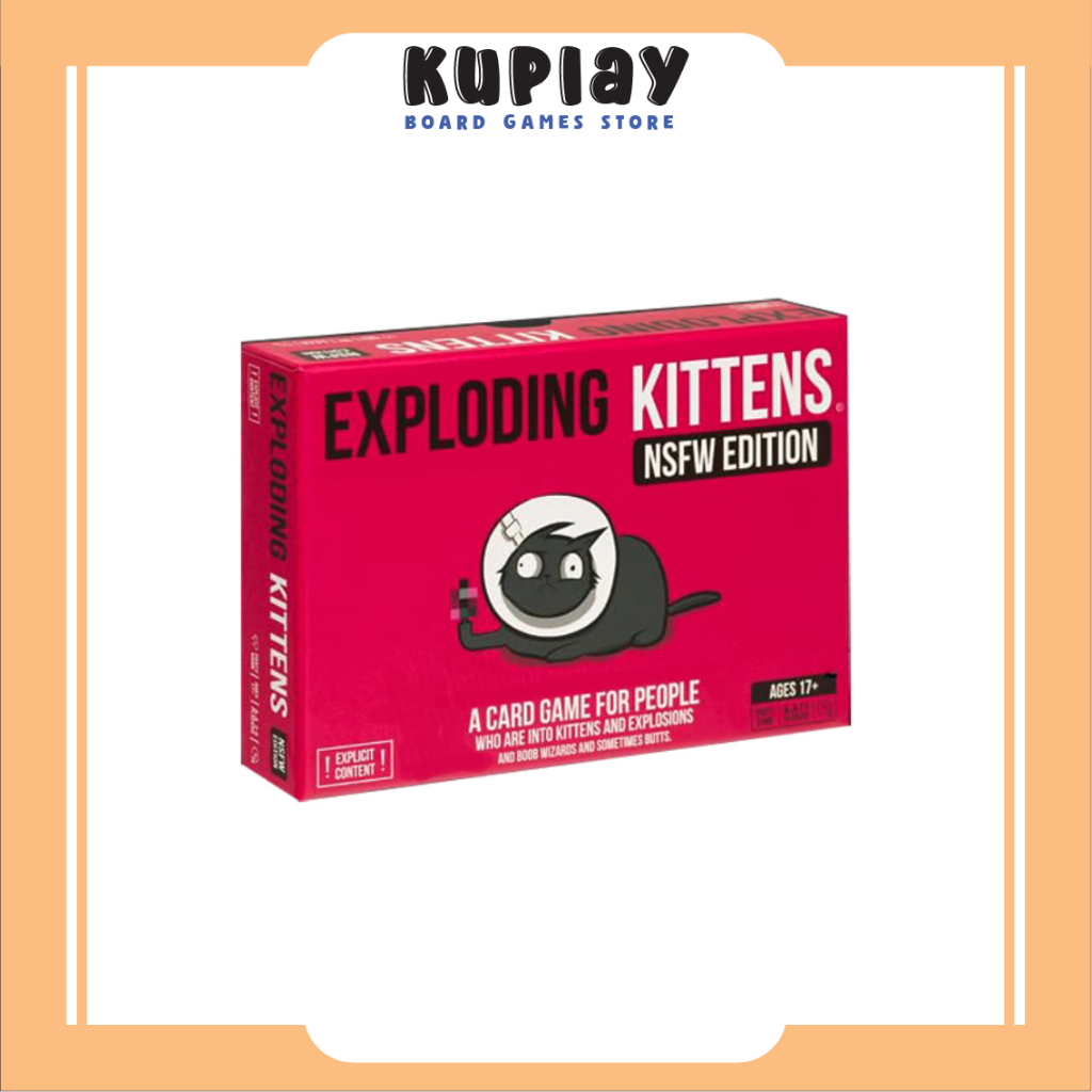 Exploding Kittens: NSFW Edition (New Box)(Original Board Game) Party ...