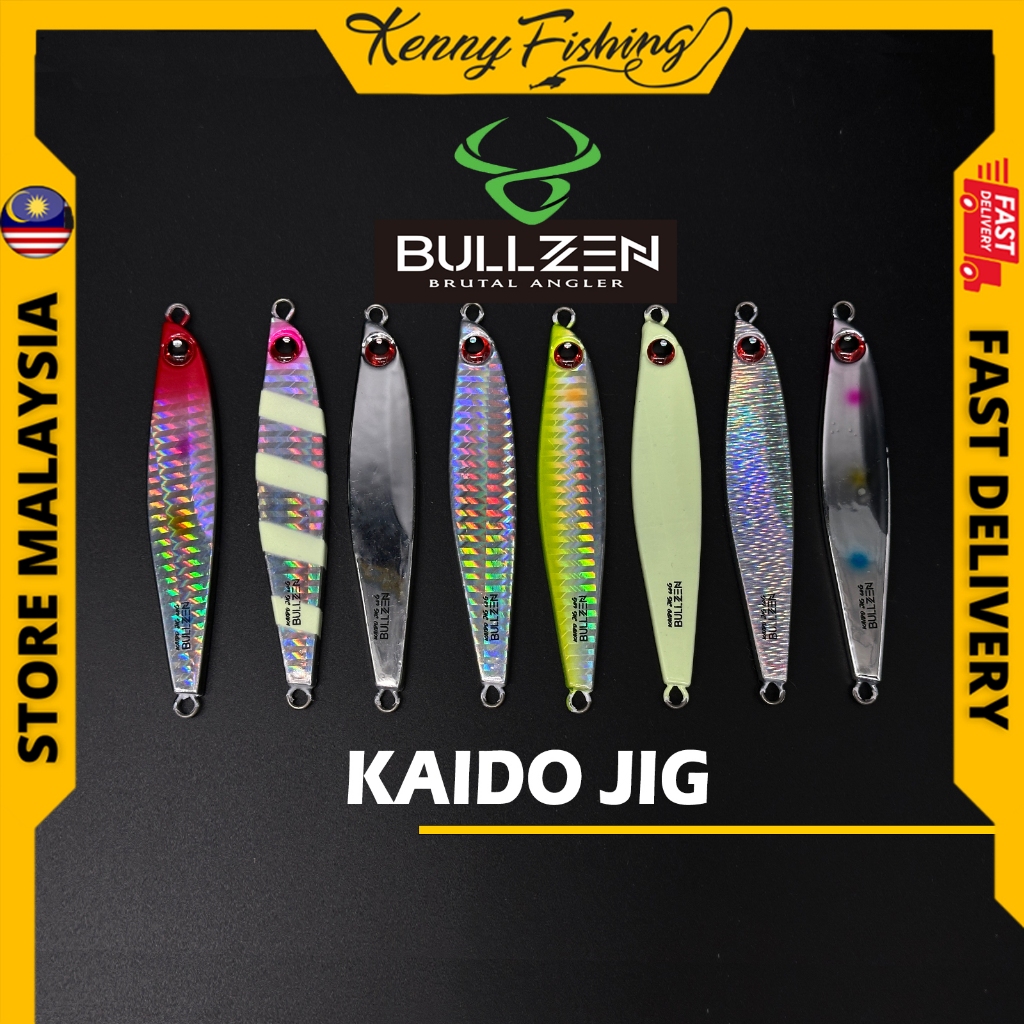 Bullzen Kaido Jig | 30g 40g 60g 80g 100g 120g | Jig Metal Jig / Fishing Jig Lure | Bullzen Jigs ...
