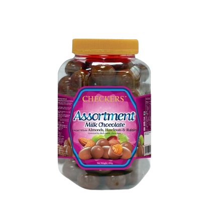 [BEST SELLER] Checkers Jar Assortment Milk Chocolate 400g | Shopee Malaysia