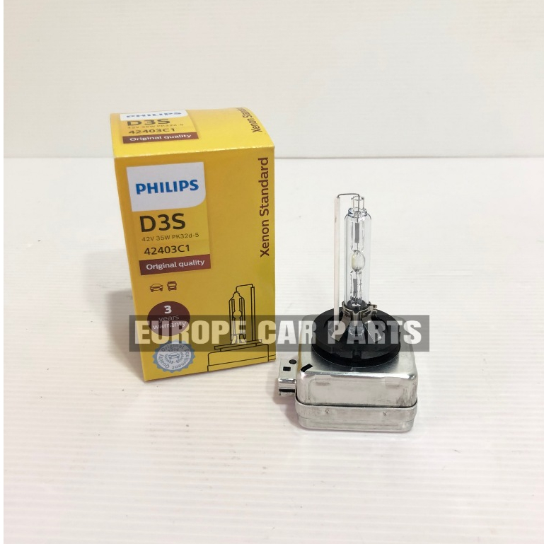( 100 % ORIGINAL ) N10721805 PHILIPS D3S HID XENON LIGHT BULB 4300K FOR ...