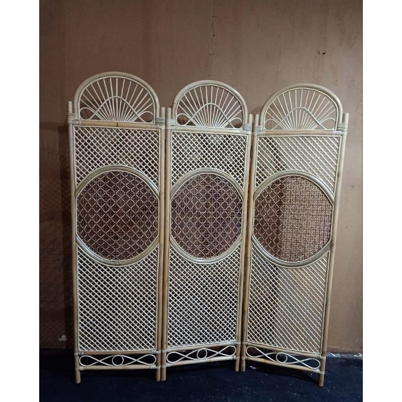 ROTAN/RATTAN DIVIDER PARTITION | Shopee Malaysia