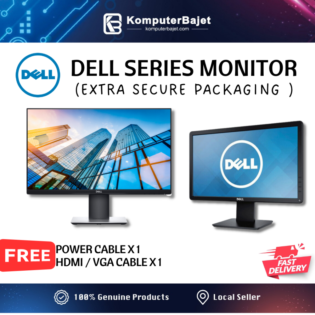 DELL SERIES MONITOR REFURBISHED HDMI P2414 P2016 P2014 E2214 P2211 P2212 E2011 E2013 MONITOR ...