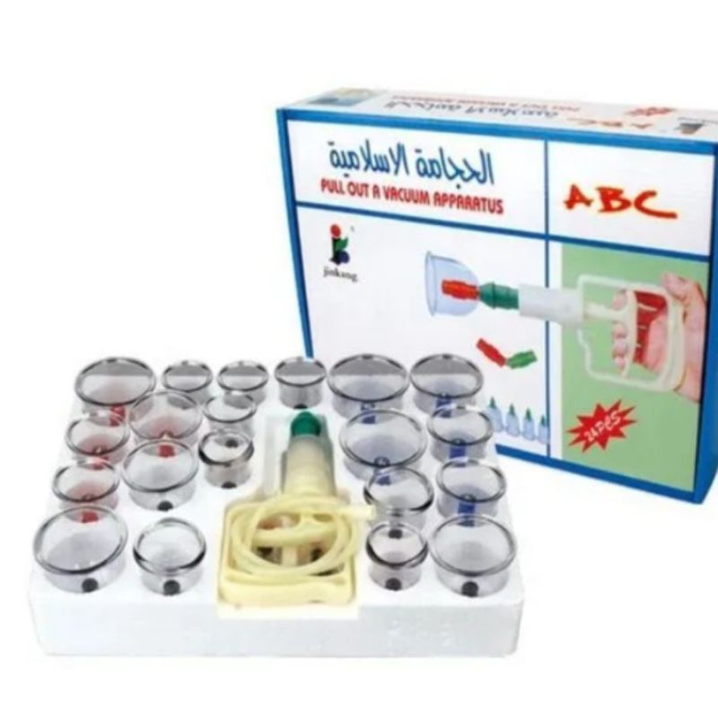 Ready Stock* Jing Kang Set Bekam (24cup set | Cupping Set 24pcs cup ...