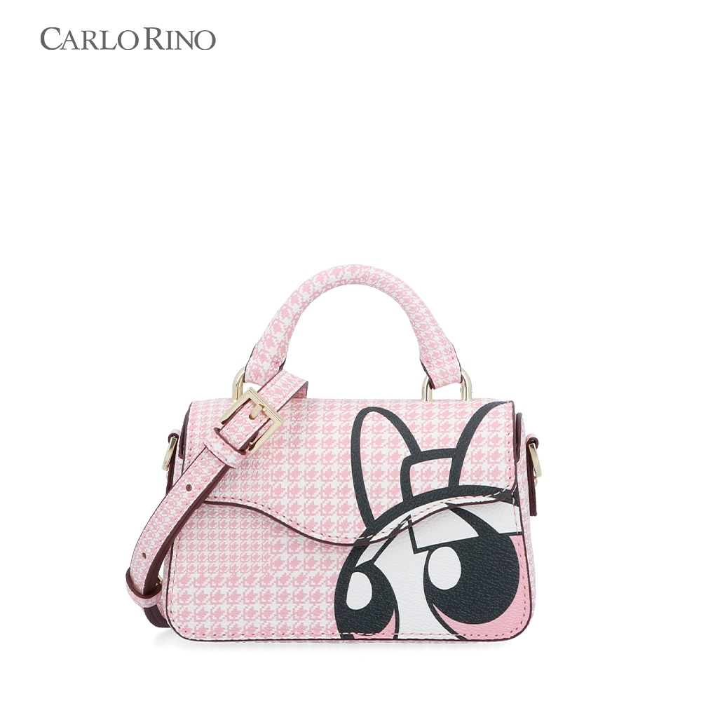 Carlo Rino Pink Power Puff Girls Mini Double Bag | Shopee Malaysia
