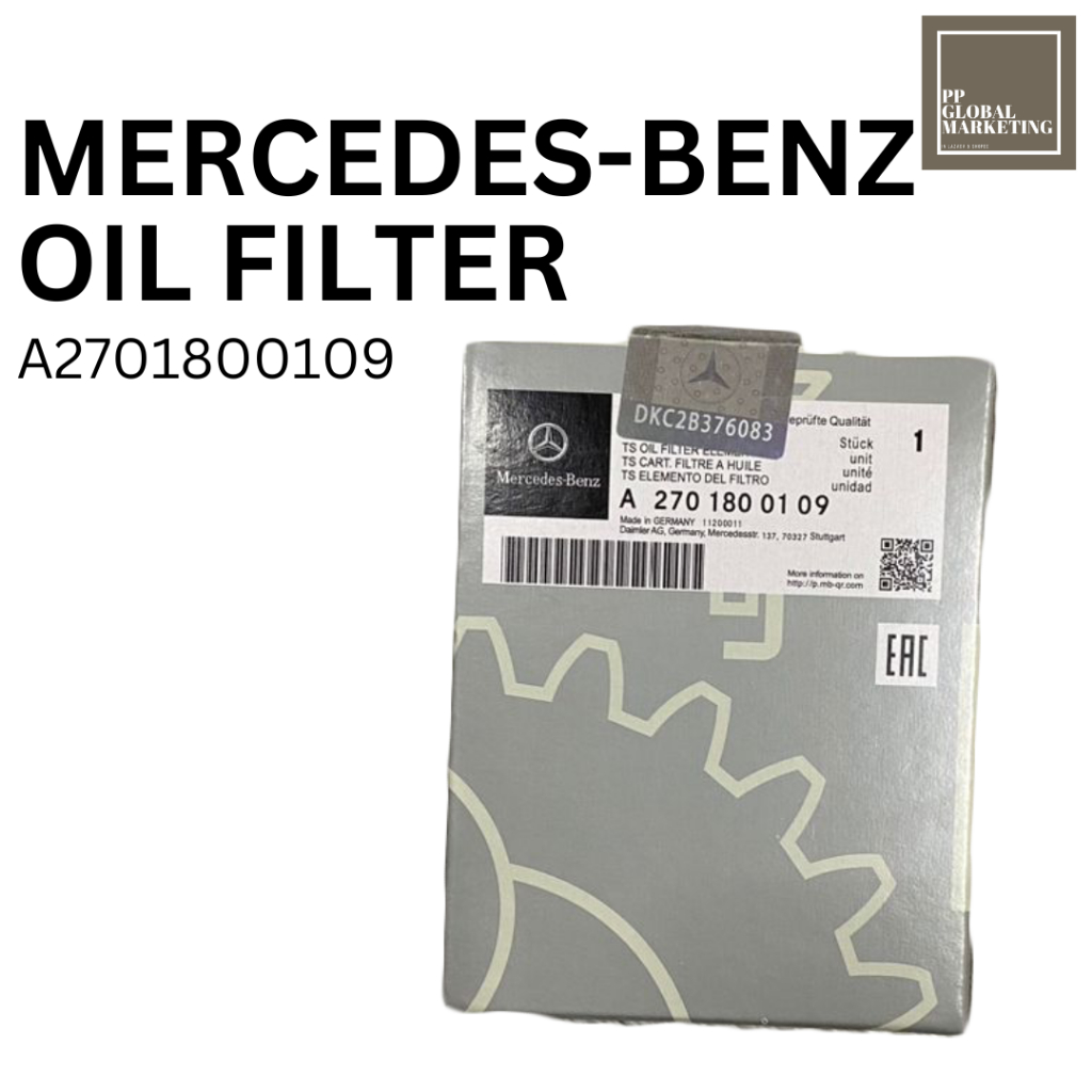 MERCEDES-BENZ A2701800109 OIL FILTER | MADE IN GERMANY | Shopee Malaysia