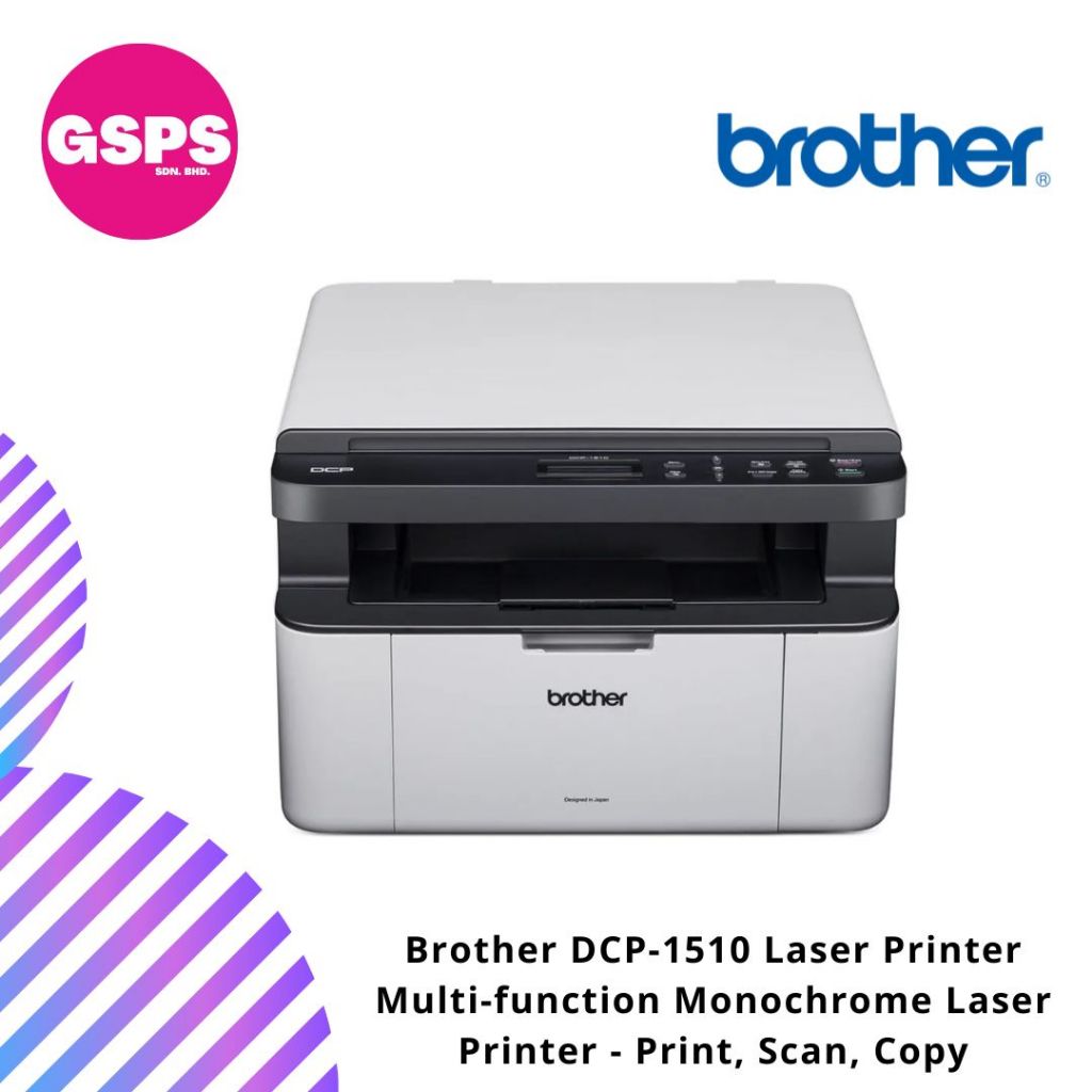 Brother DCP-1510 Laser Printer Multi-function Monochrome Laser Printer ...