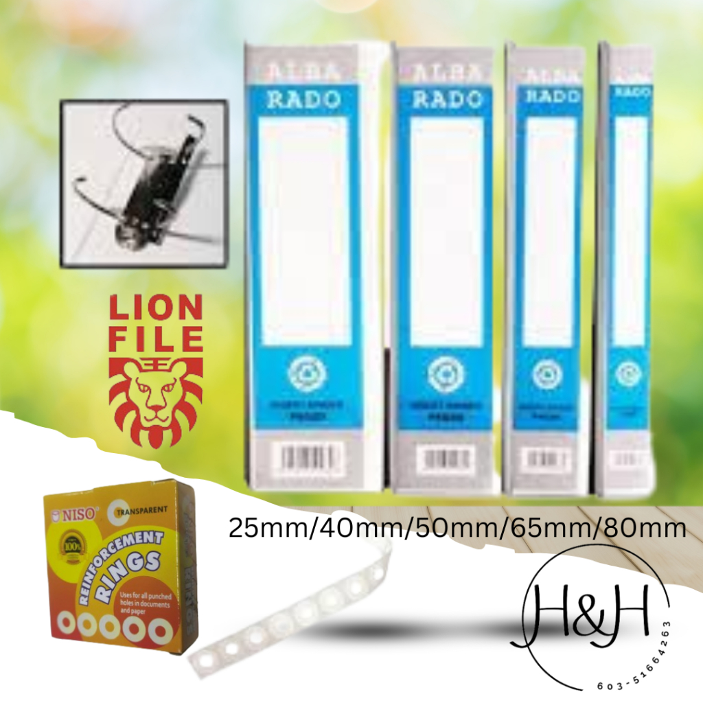 ALBA RADO 2D RING FILE PUTIH A4 SIZE(25MM/40MM/50MM/65MM) | Shopee Malaysia