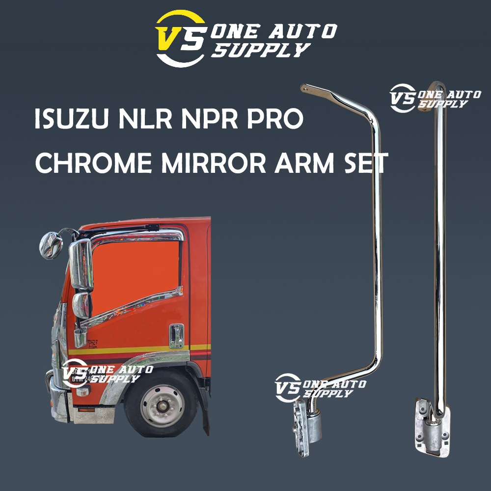 ISUZU NLR PRO NPR PRO 150 CHROME MIRROR ARM SET | Shopee Malaysia