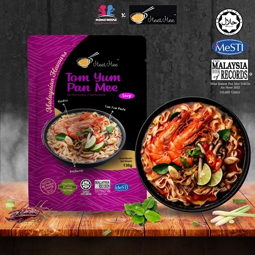 MEET MEE Halal Pan Mee Noodle Mi Segera Instant Noodle Mee Segera Chili ...