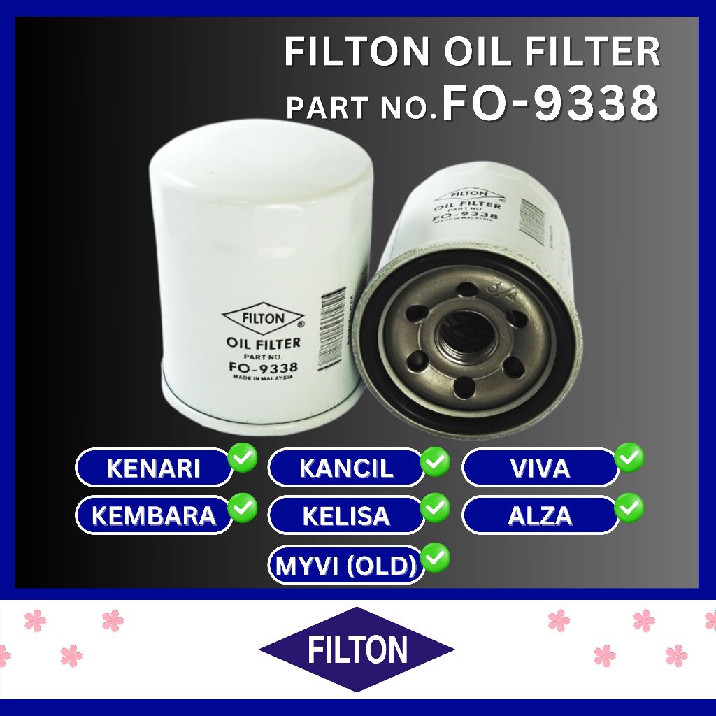 Perodua Engine Oil Filter Kenari / Kembara / Kancil / Kelisa / Myvi(old ...
